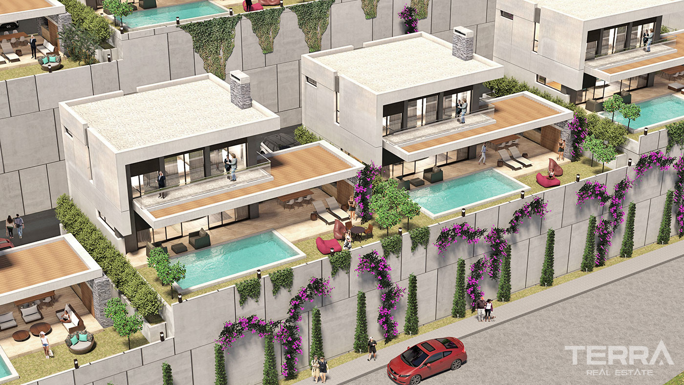 Infinity Villas in Gold City in Alanya, Kargıcak - TERRA Real Estate