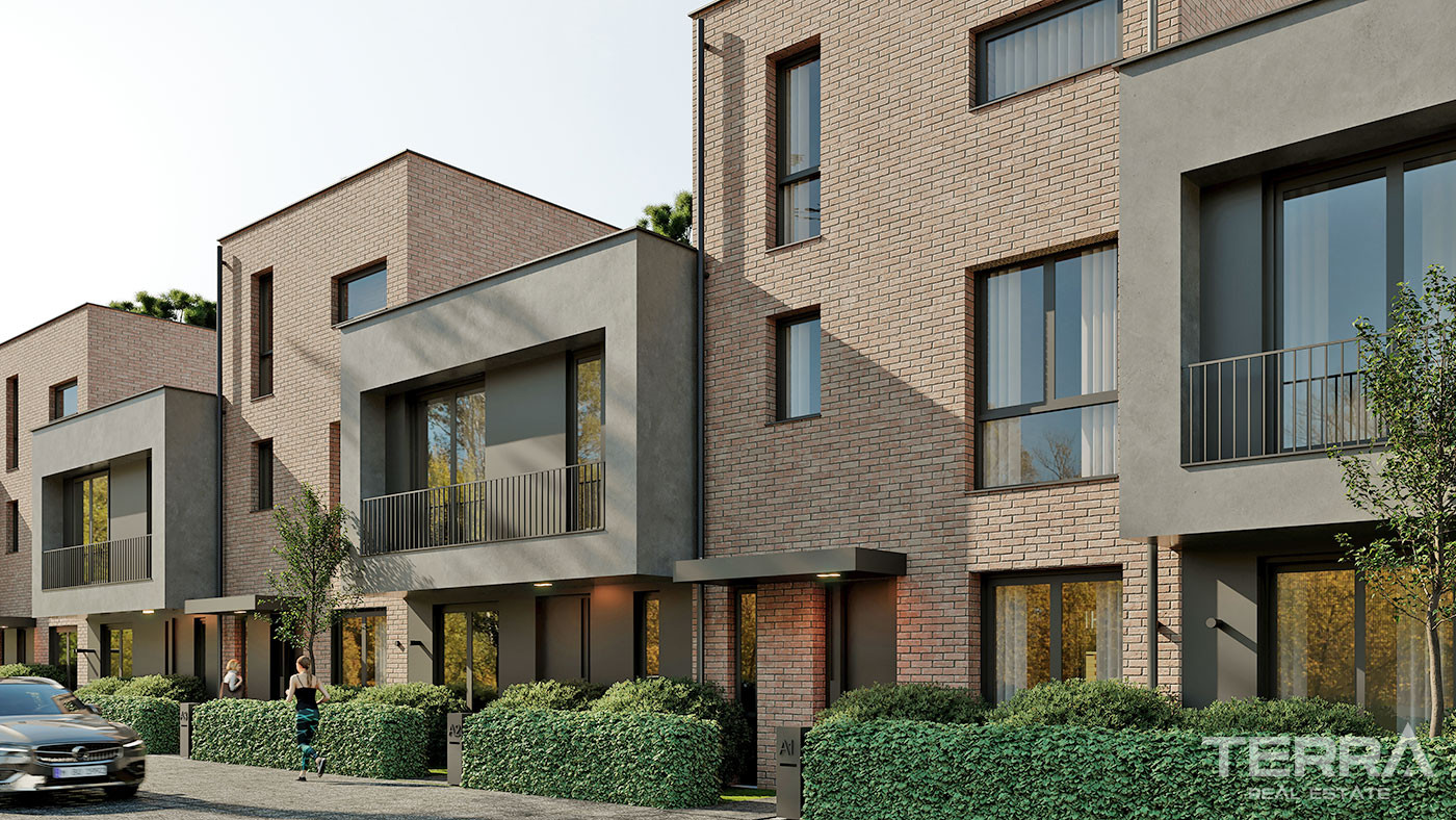 Row Houses Surrounded by Pine Trees in Pendik, Istanbul - TERRA Real ...