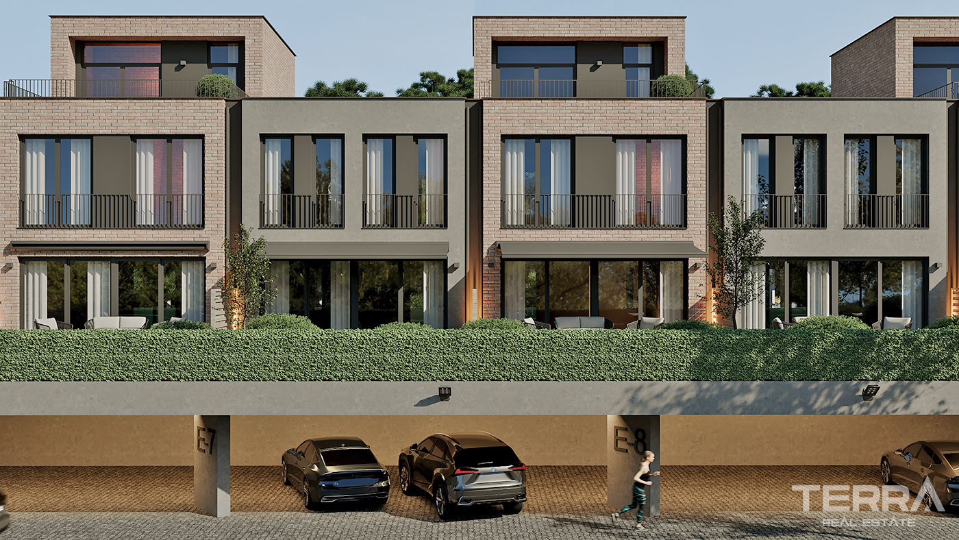 Row Houses Surrounded by Pine Trees in Pendik, Istanbul - TERRA Real ...