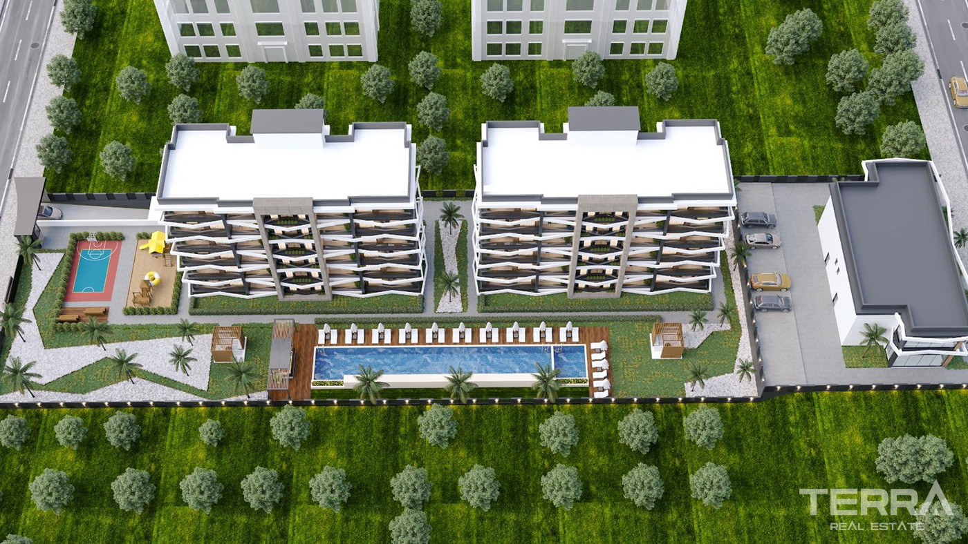 Comfortable Flats with Various Social Amenities in Altıntaş, Antalya ...
