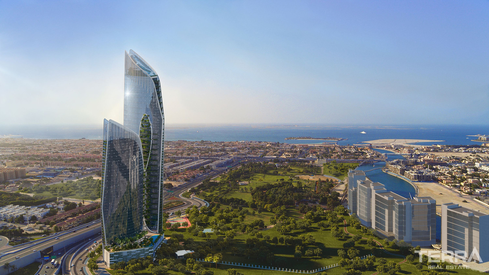 Apartamenty na sprzedaż z prywatnymi basenami w Dubaju, Al Safa - TERRA ...